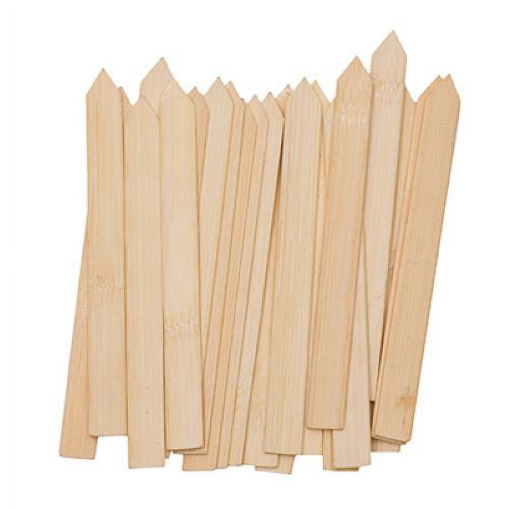 Midwest T020GT 24-Pack Of 6" Pointed Green Thumb Wood Plant Marking ...