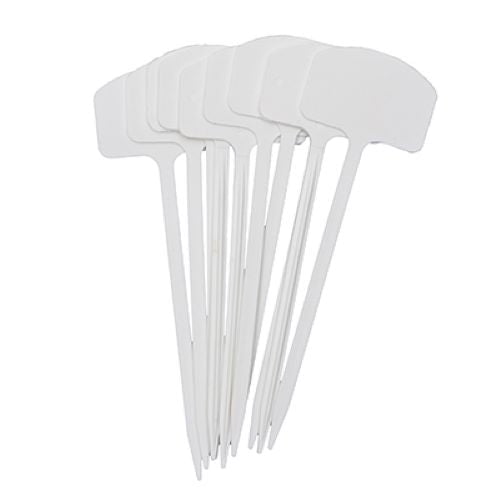 Midwest T024GT 10-Pack Of Green Thumb 8" White Plastic Plant Marking ...