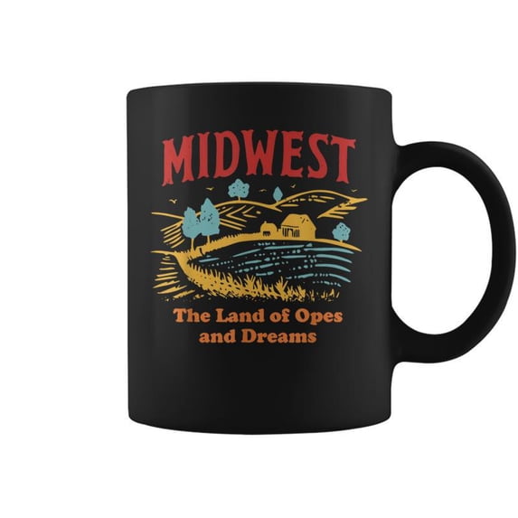 Midwest The Land Of Opes And Dreams Rustic Farm Coffee Mugs - Walmart.com