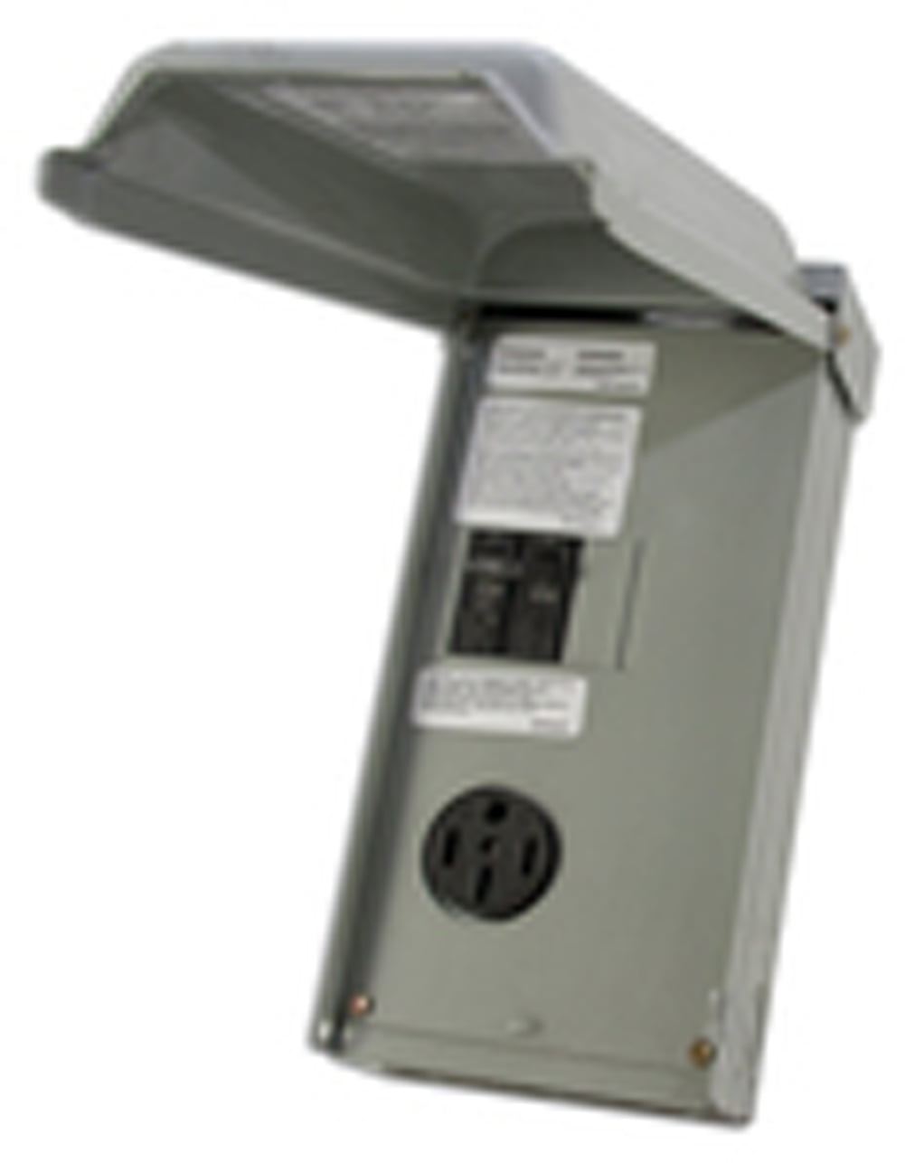 Midwest U054C Power Outlet Panel, Temporary, 70A, 1P, 120/240VAC, NEMA ...