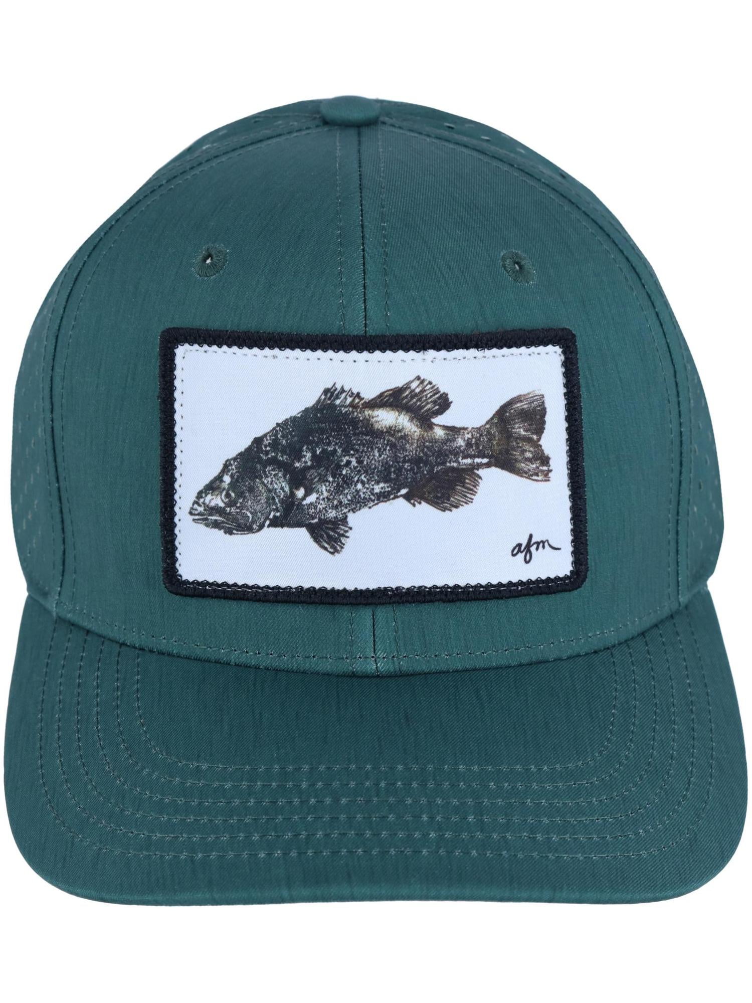 Midwest and Beyond Largemouth Bass Gyotaku Rempa Trucker Hat - Walmart.com