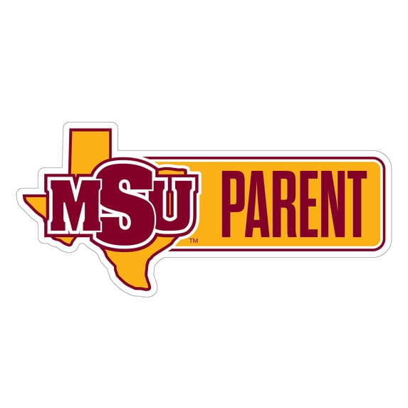 Midwestern State University Mustangs Proud Parent Die Cut Decal ...