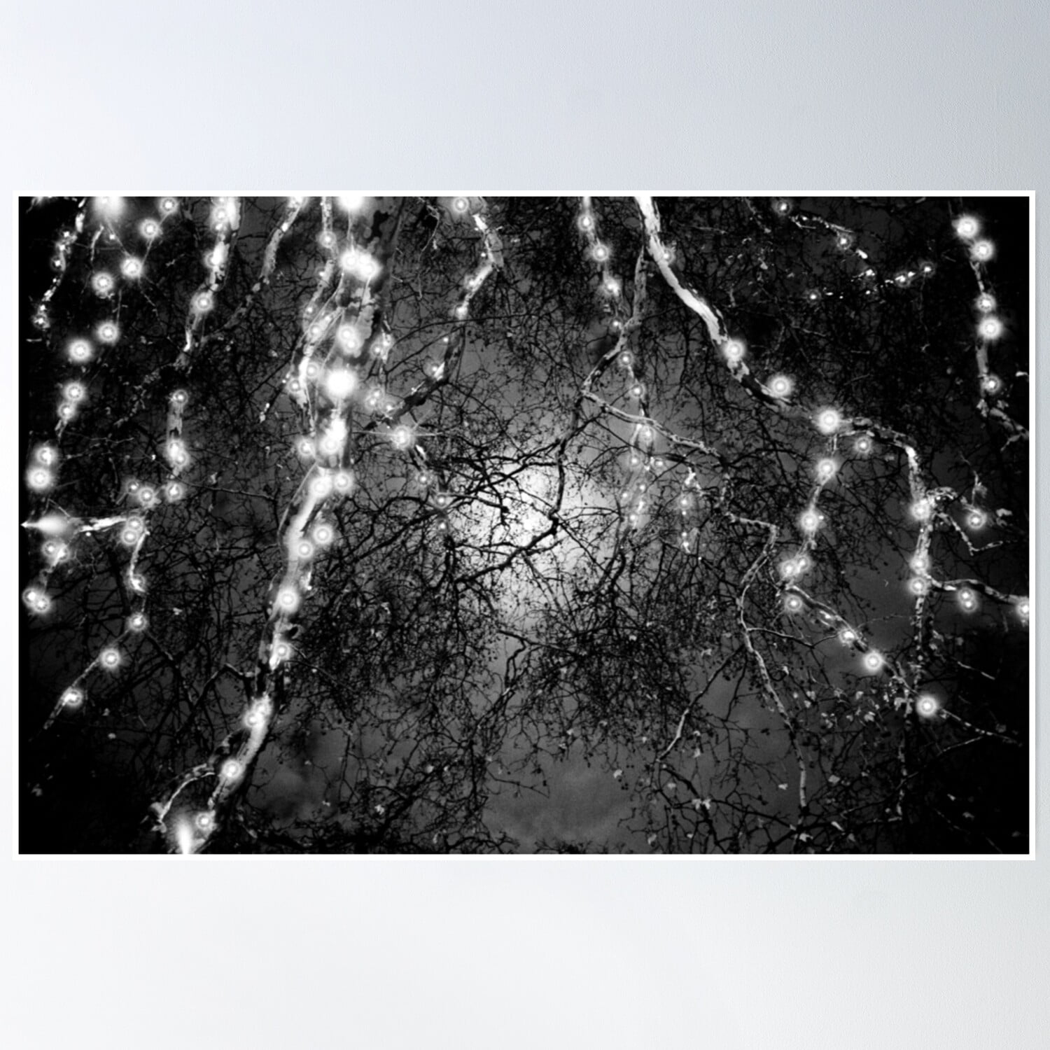Midwinter Moon (London) Poster Wall Art, Modern Wall Decor, 24x36 ...