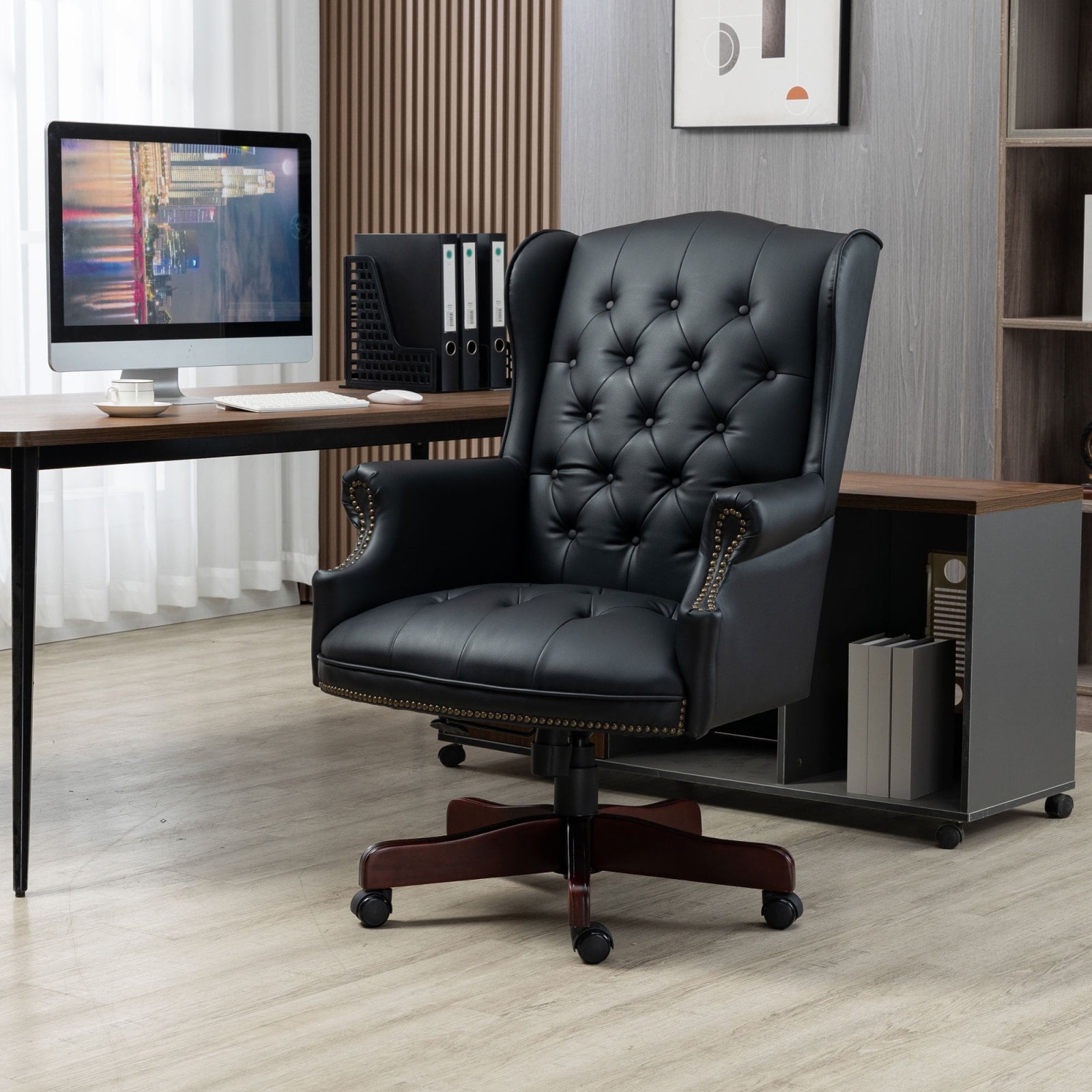 Miekor Executive Office Chair - High Back Reclining Comfortable Desk ...