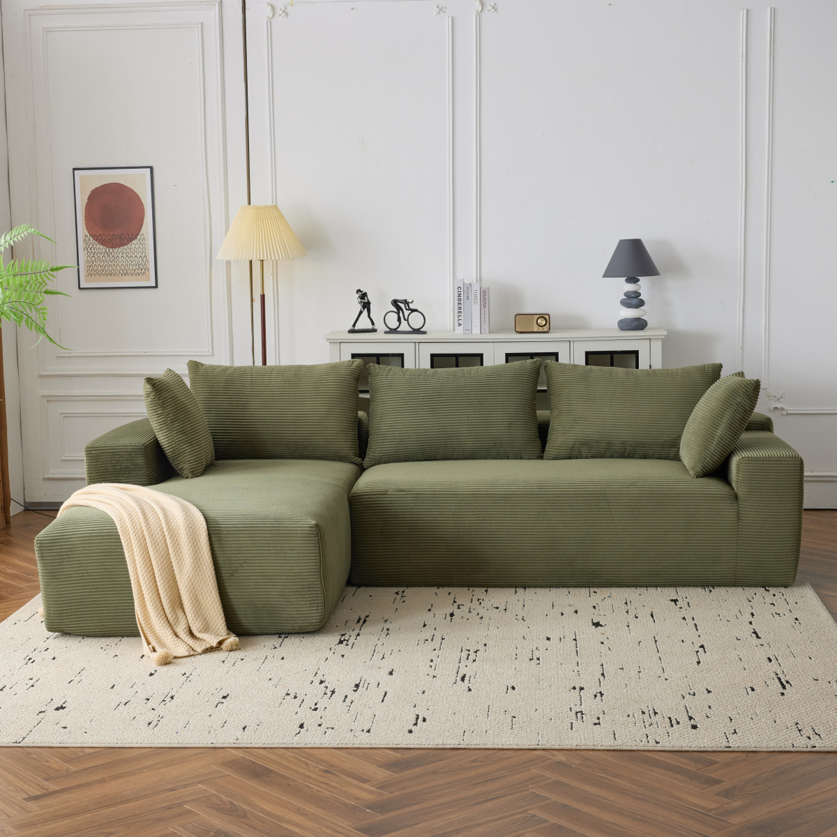 Miekor Furniture 108 68 Inch Extra Large Deep Modular Sofa Cloud Sofa
