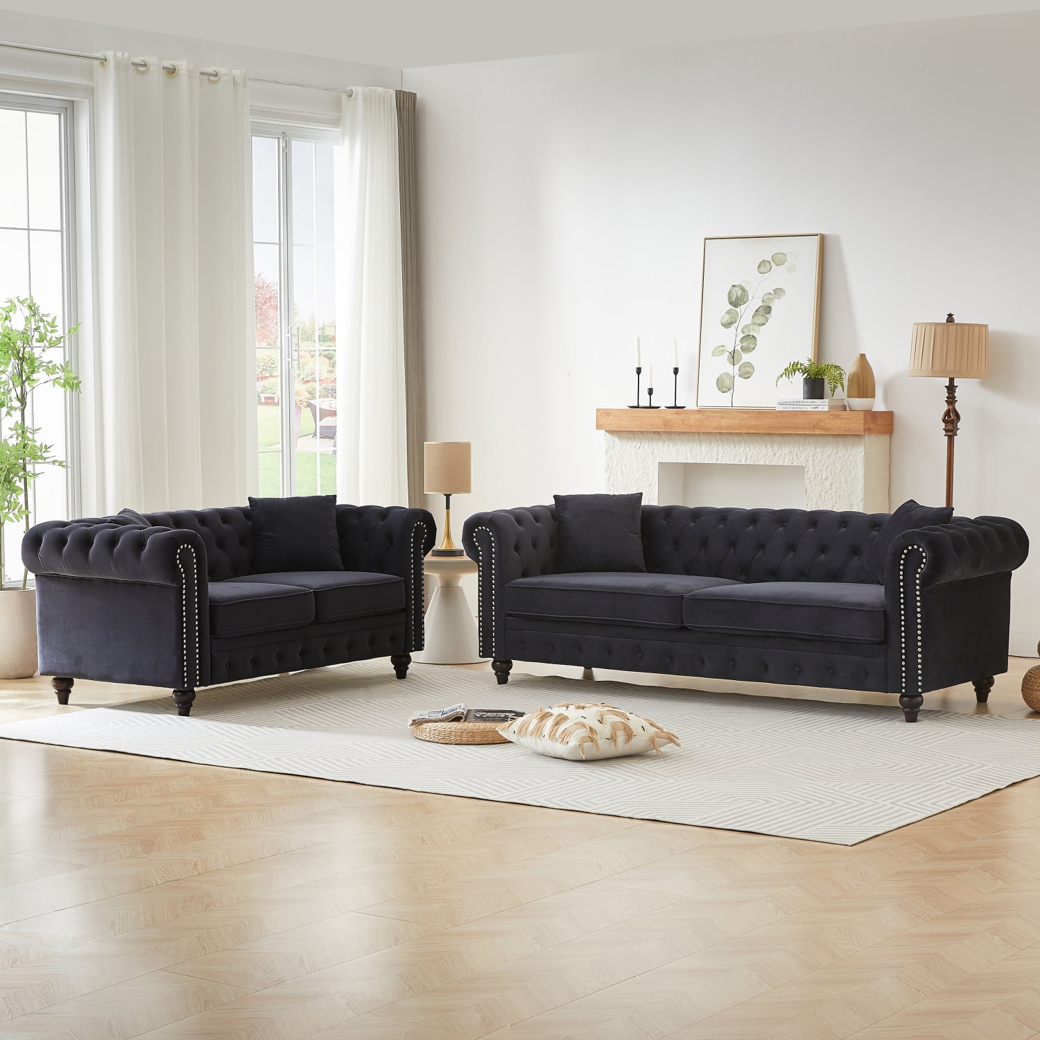 Miekor Furniture 3 Seats & 2 Seats Combo Sofa Modern living room sofa ...