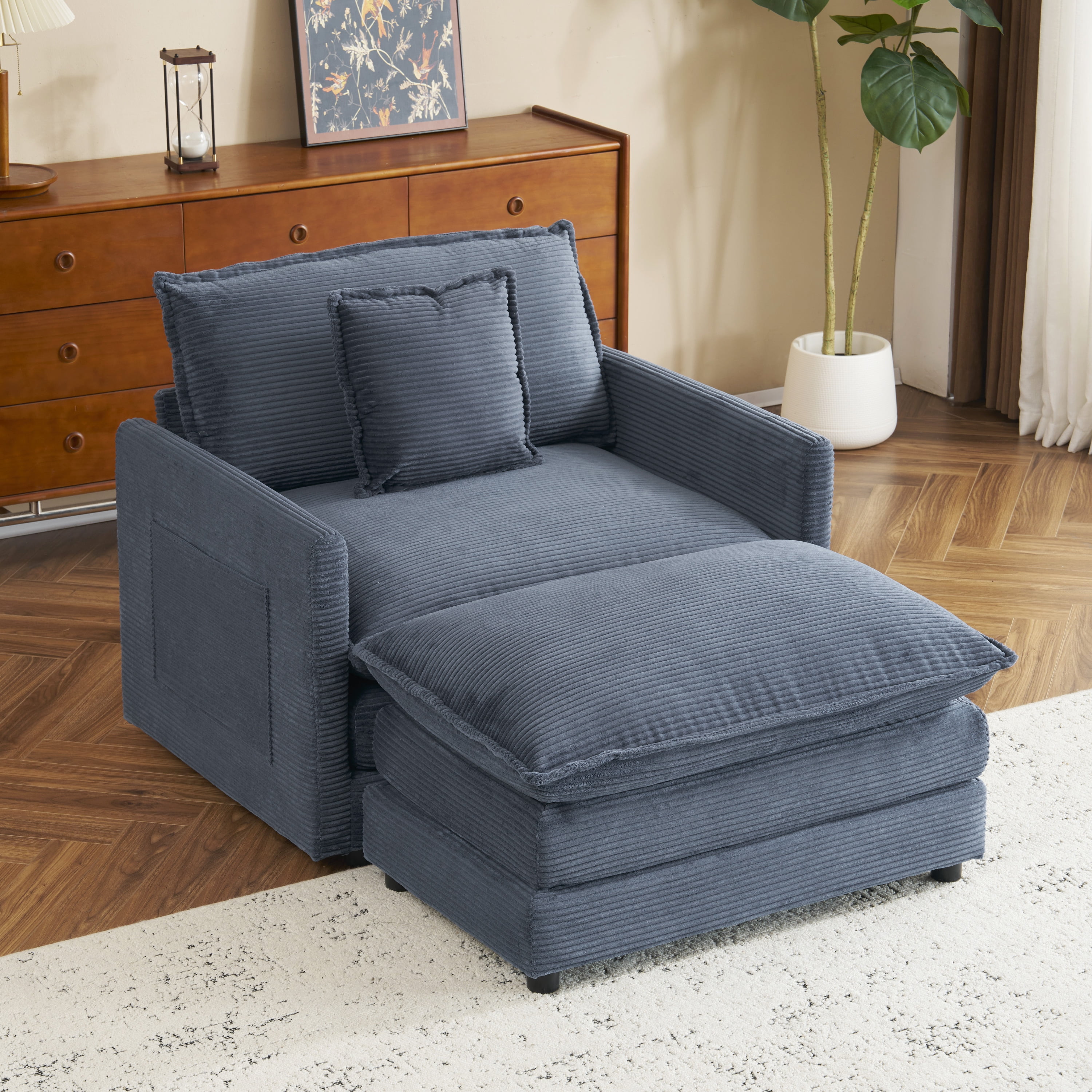 Miekor Furniture 41.3" Modern Sofa Modular Sofa Couch Upholstered ...