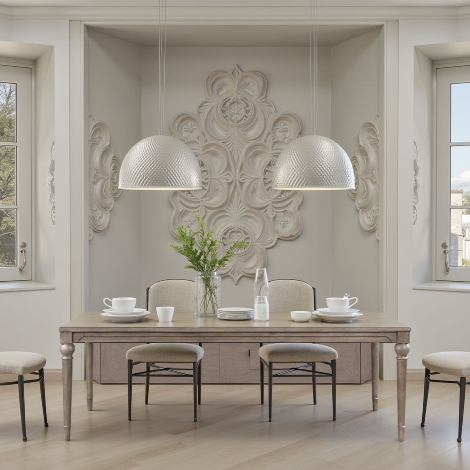 Miekor Furniture 72 inch Dining Table only, Extends to 90 inches, Vintage Hazel Finish 51297 ...