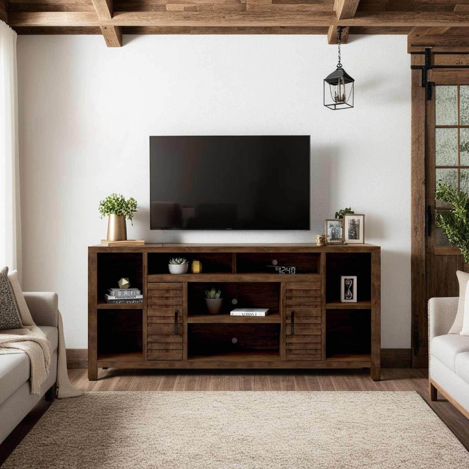 Miekor Furniture 74 inch TV Stand Console for TVs up to 85 inches, No ...