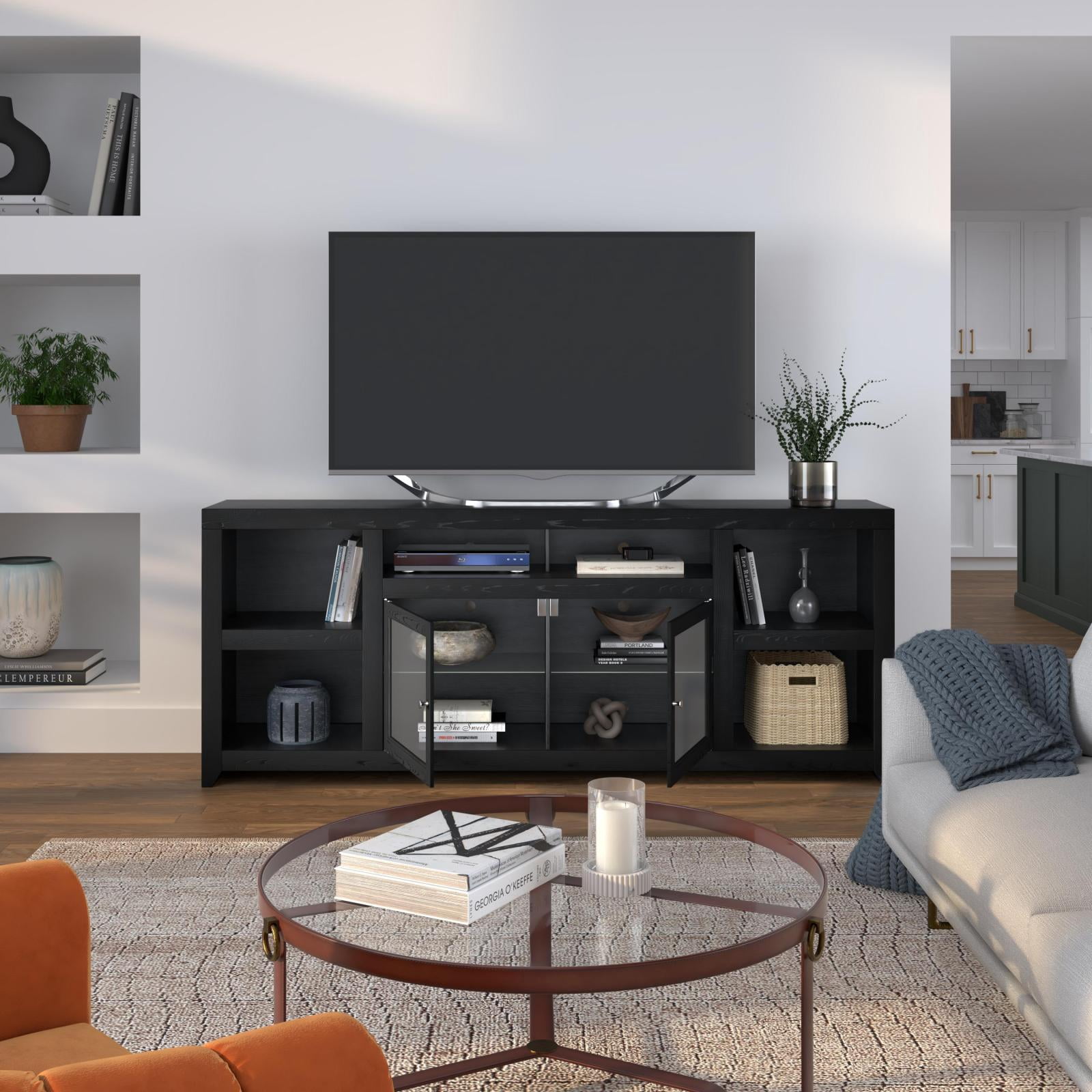 Miekor Furniture 85 inch TV Stand Console for TVs up to 95 inches, No ...