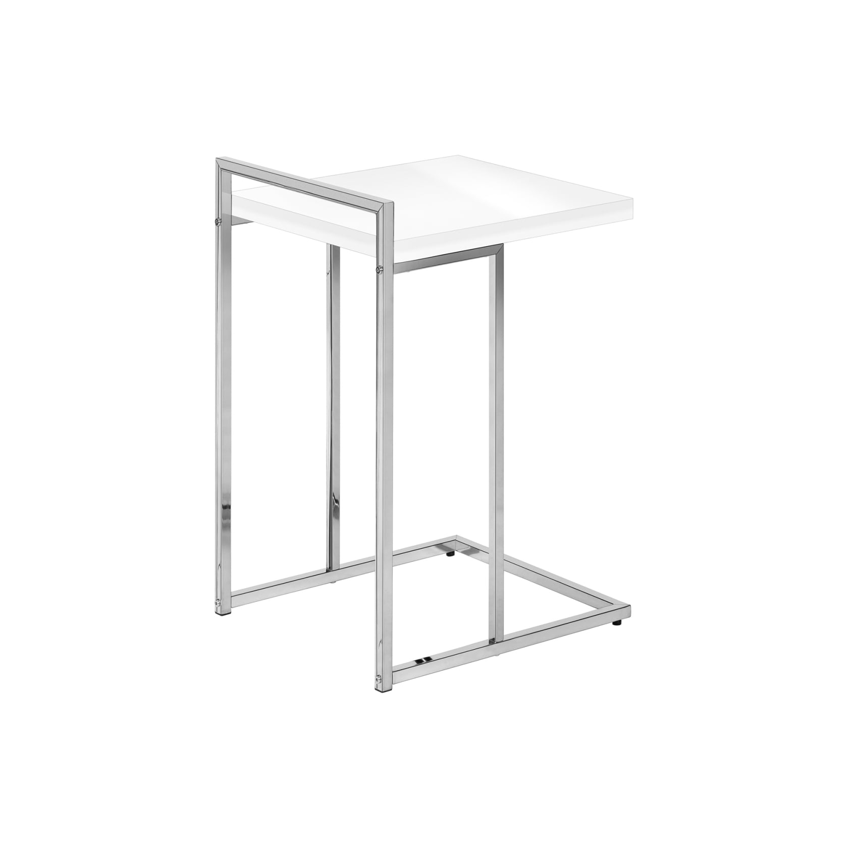 Miekor Furniture Accent Table, C-shaped, End, Side, Snack, Living Room ...