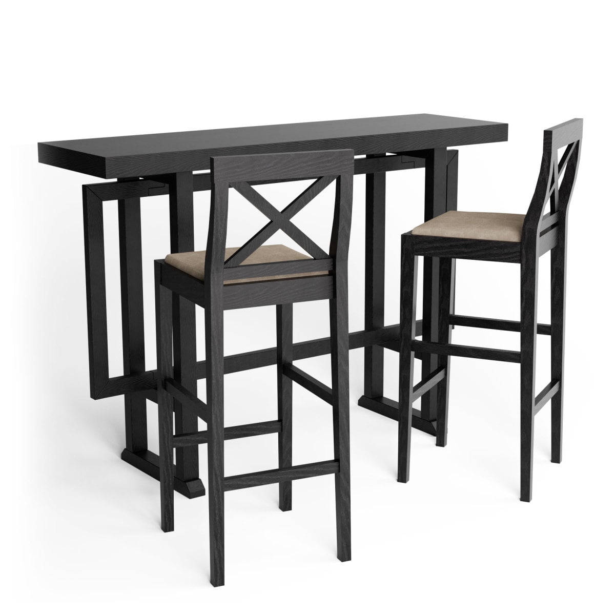 Miekor Furniture Bar Table,Bar Chair, Extra Long Entryway Table for ...