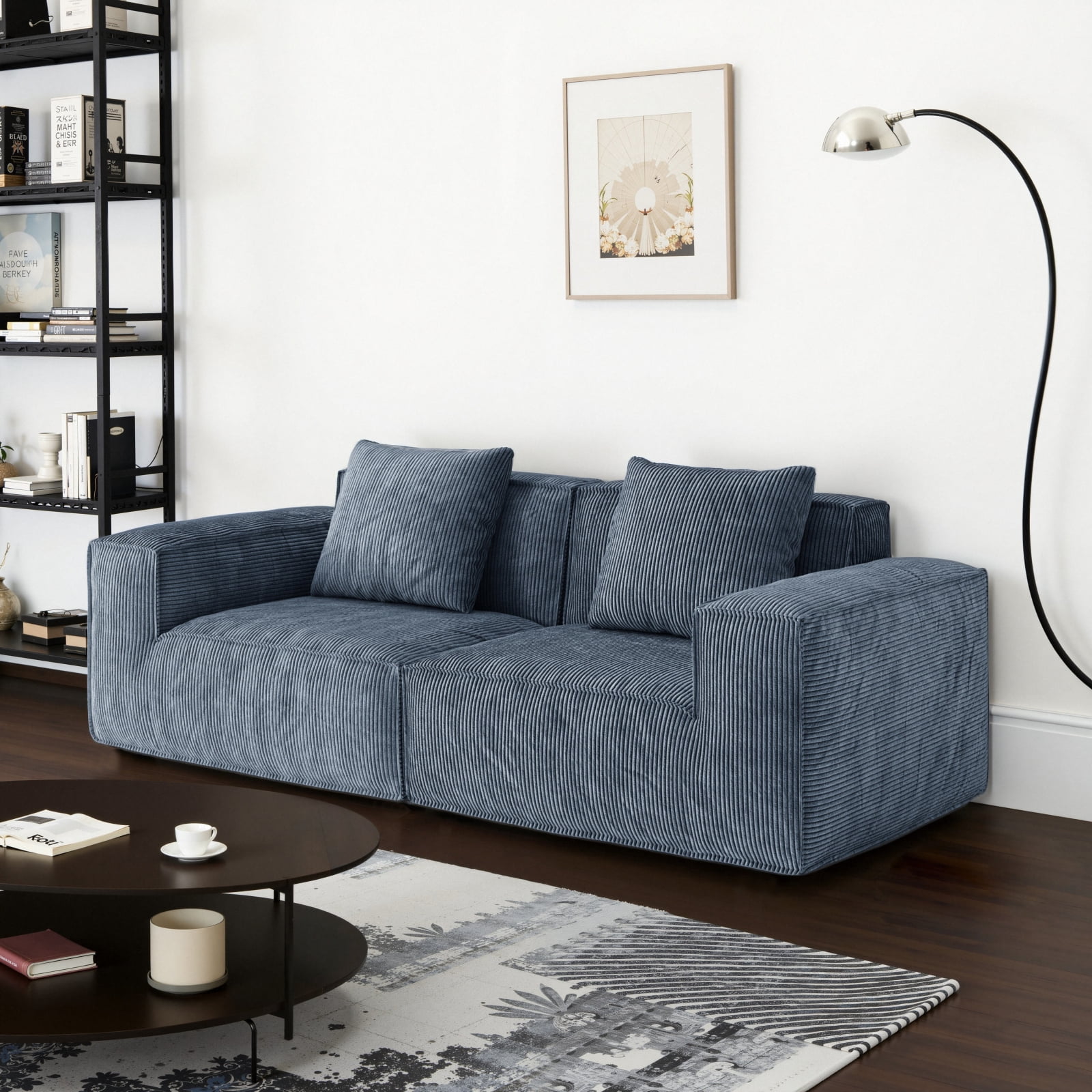 Miekor Furniture Belfin Modular Sectional Sofa, Convertible Tofu Block ...