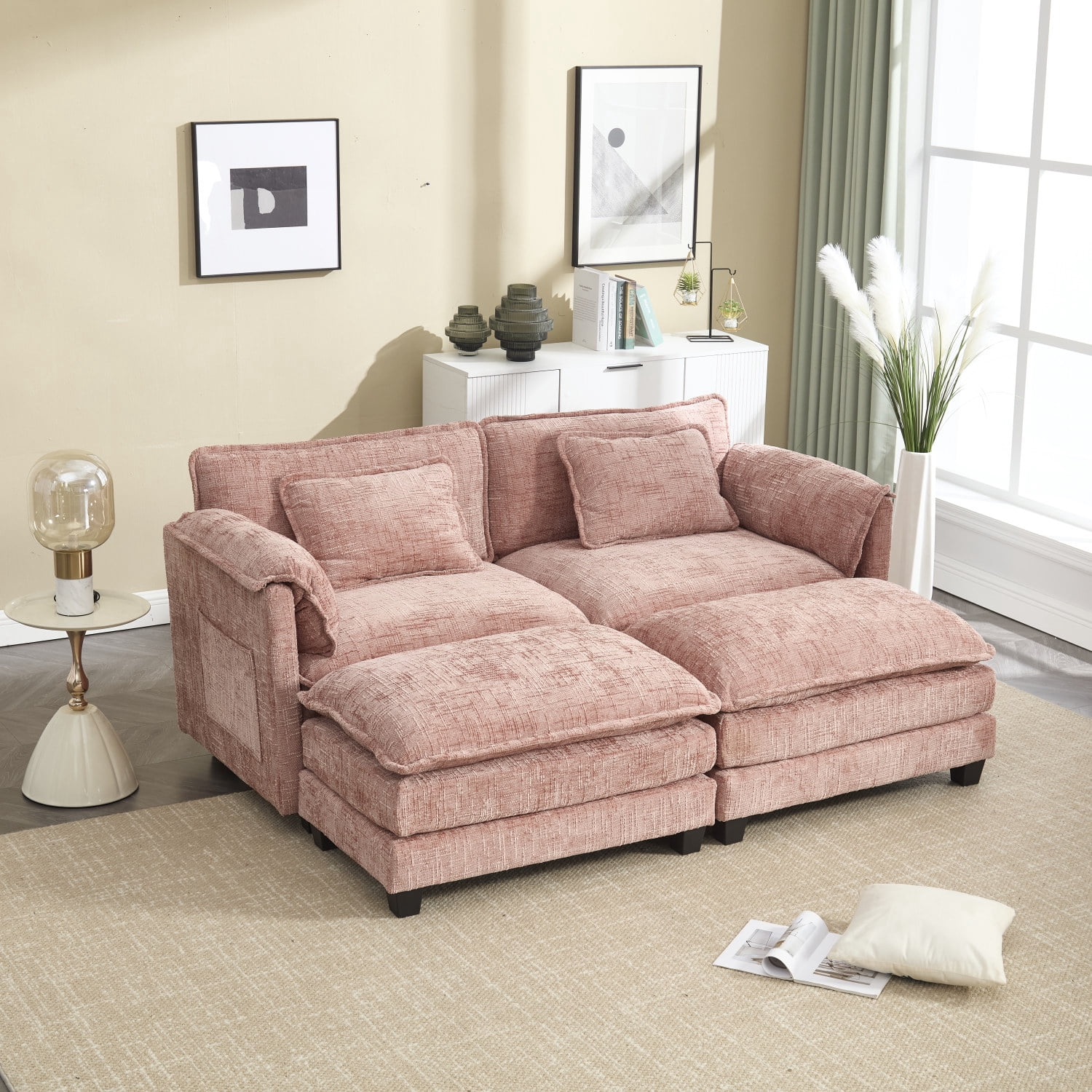 Miekor Furniture Chenille Fabric, Solid Construction, The Overall ...