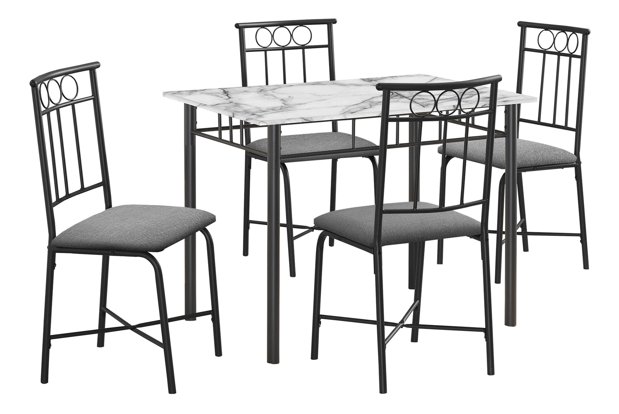 Miekor Furniture Dining Table Set, 5pcs Set, Small, 40" Rectangular ...