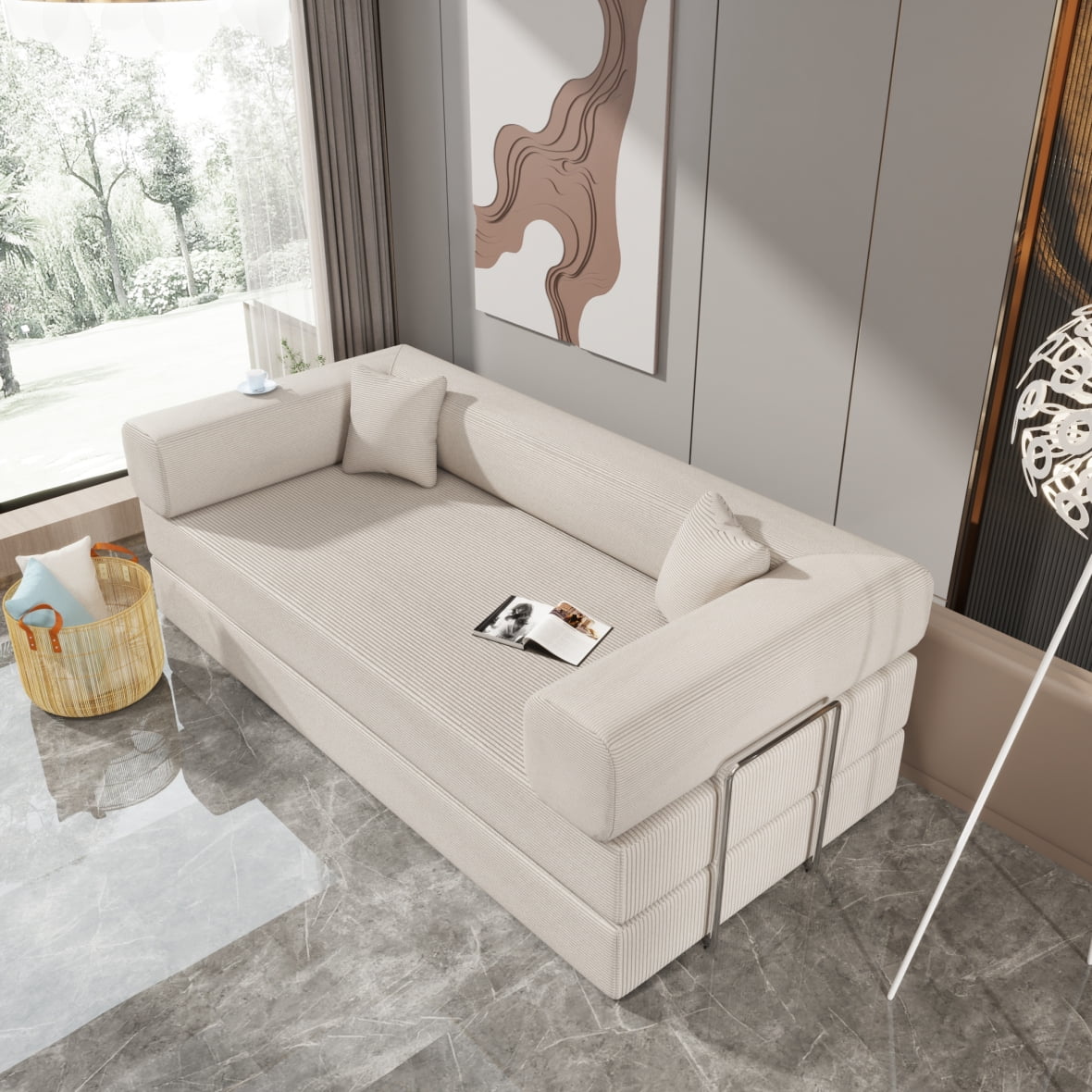 Miekor Furniture Double Sofa, Sofa Bed, Multifunctional Compression ...