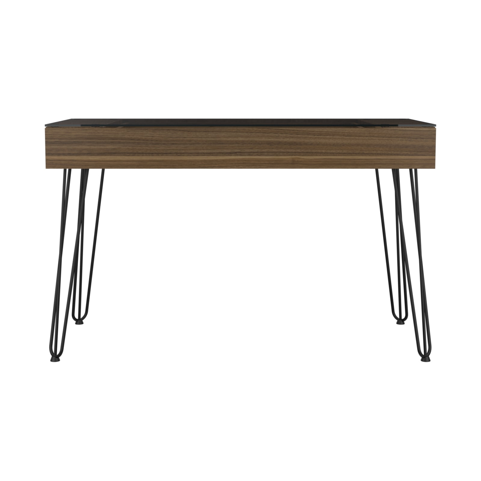 Miekor Furniture Drawer Desk Rolo, Office, Mahogany 51837 - Walmart.com