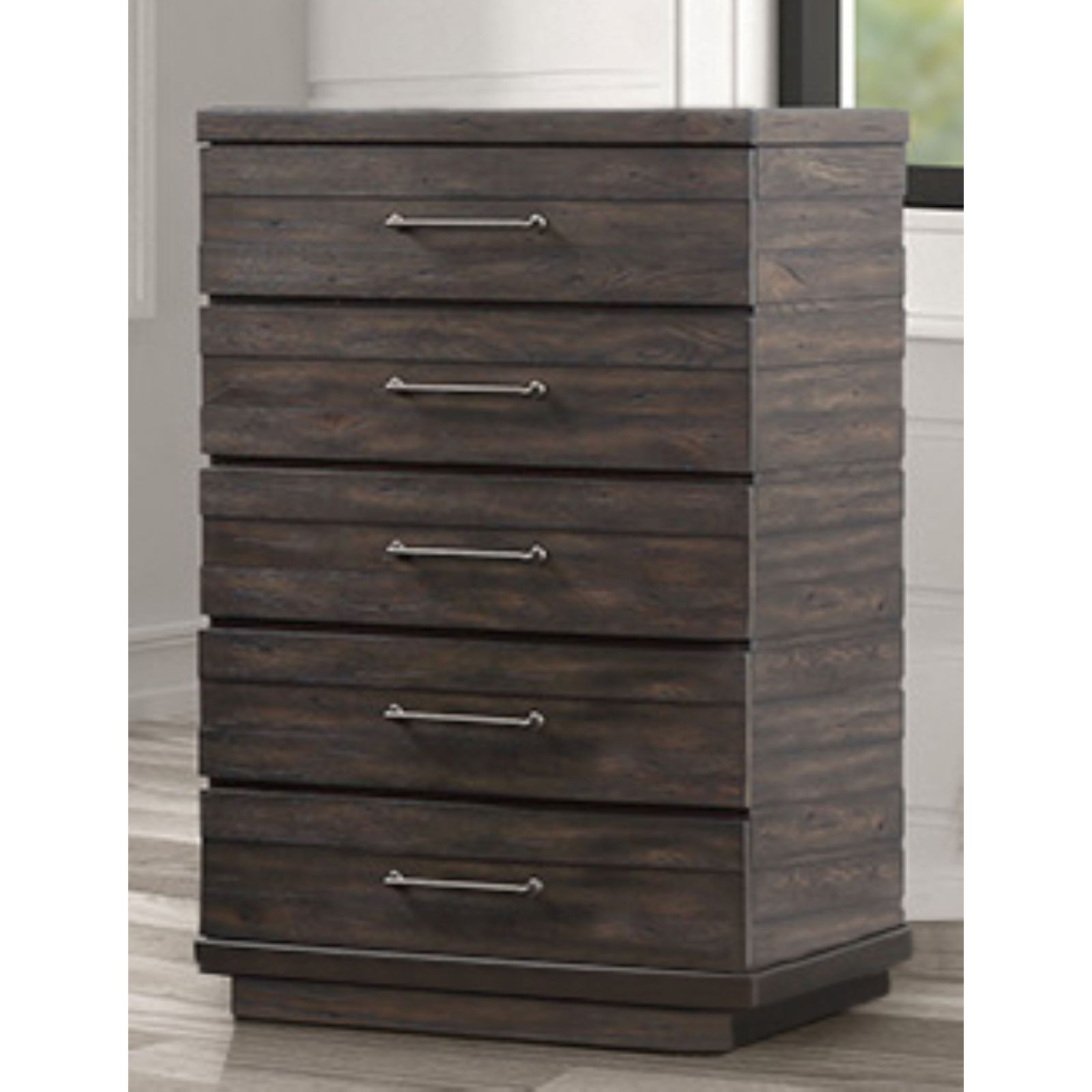 Miekor Furniture Indutrial Farmhouse 5 Drawer Chest 23023 - Walmart.com