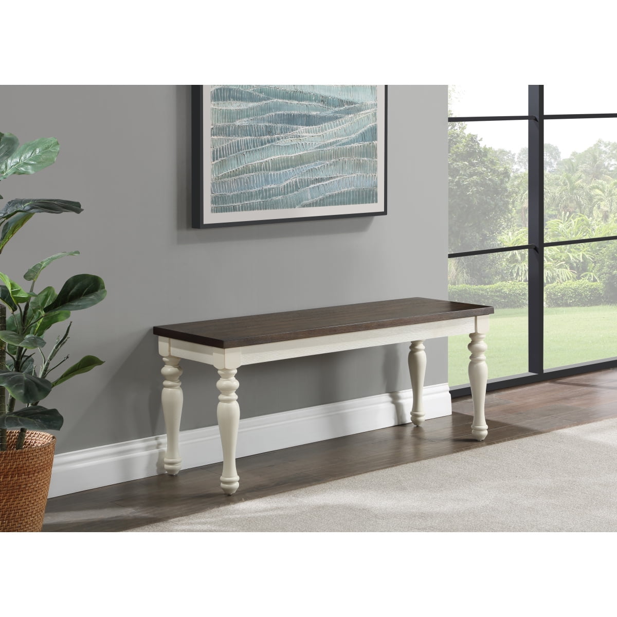 Miekor Furniture Joanna - Bench - Two Tone B5A5954 - Walmart.com