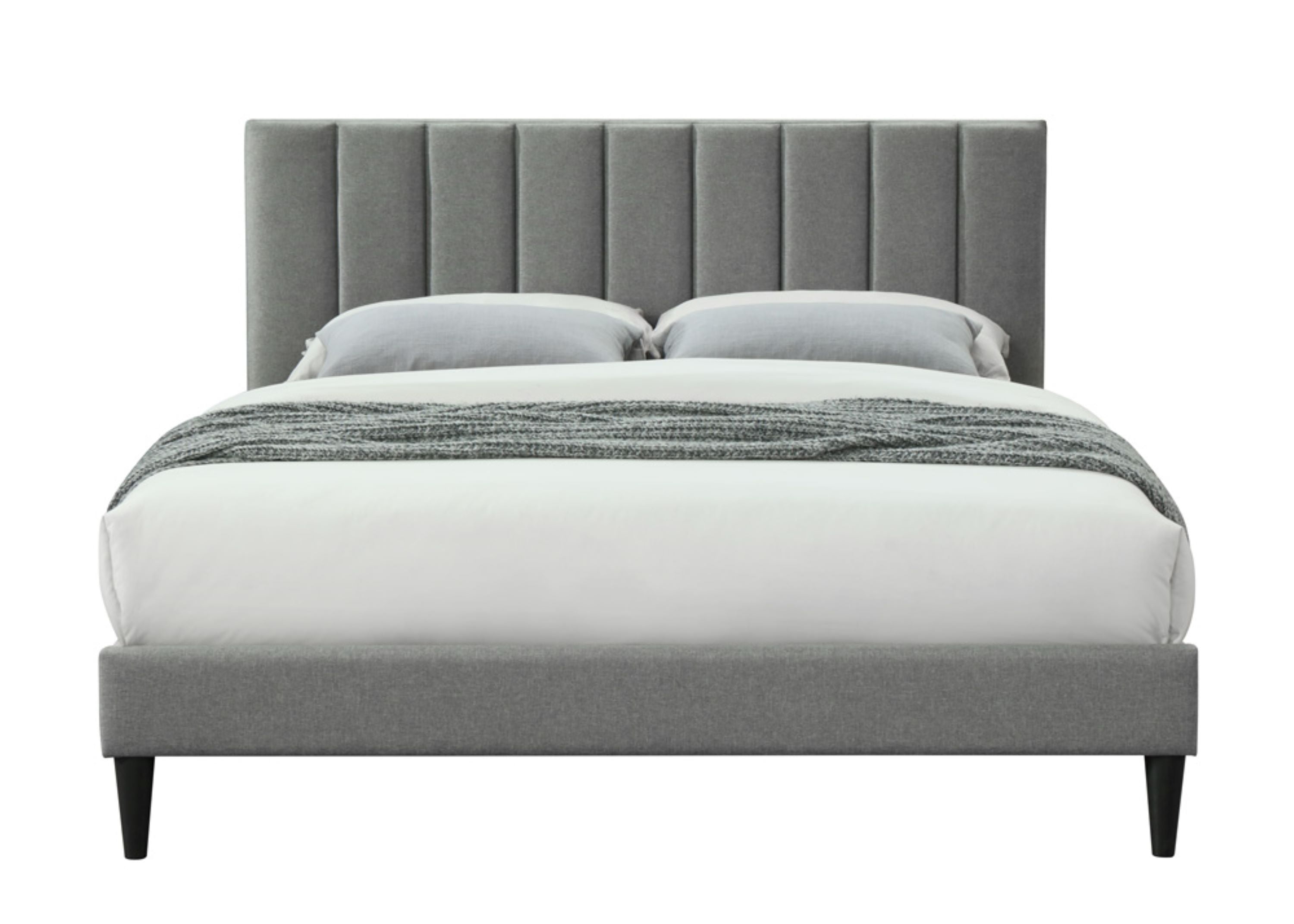 Miekor Furniture King Sized Channel Bed w/ USB 0420 - Walmart.com