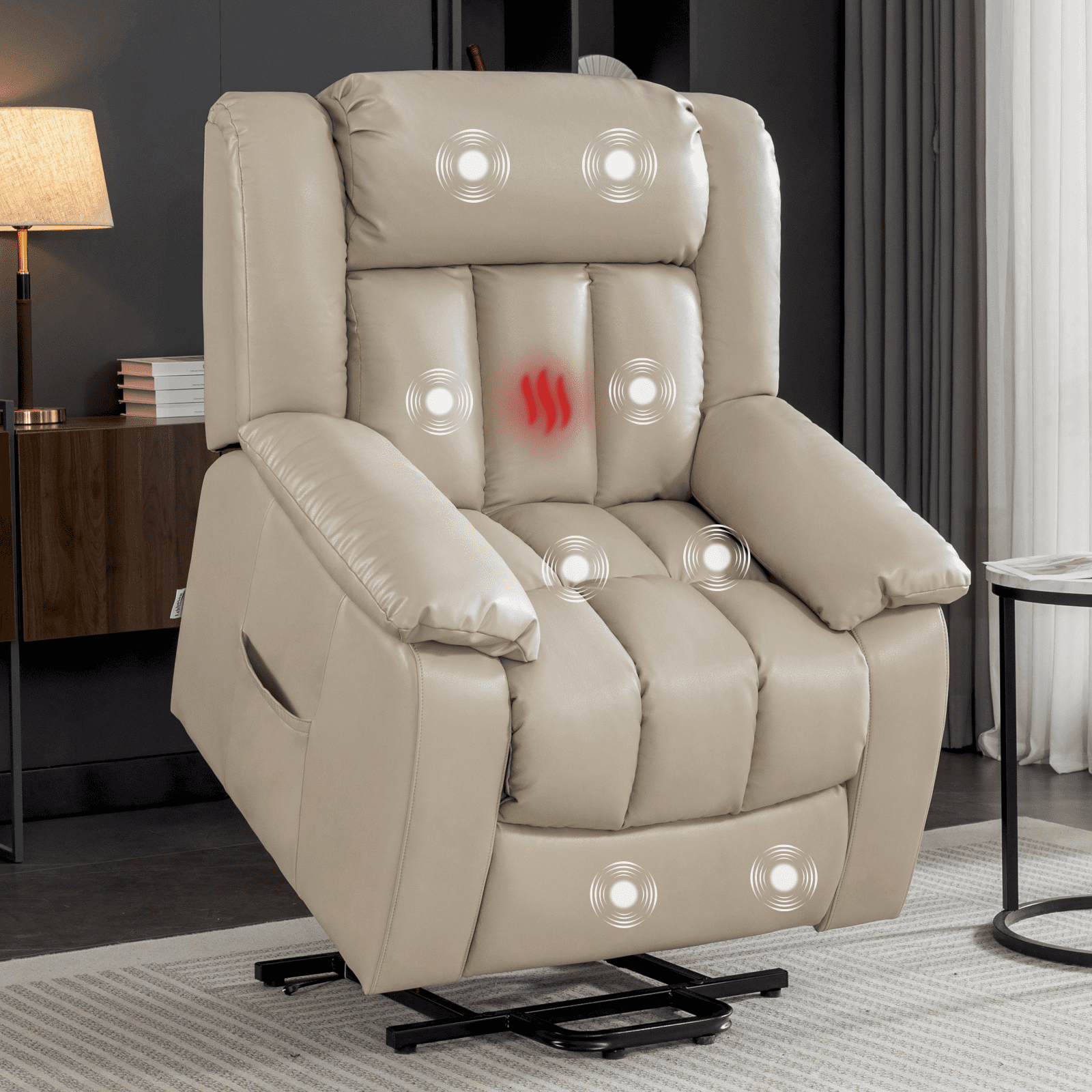 Miekor Furniture Lift Recliner Chair, Electric Power Recliner Chair for ...