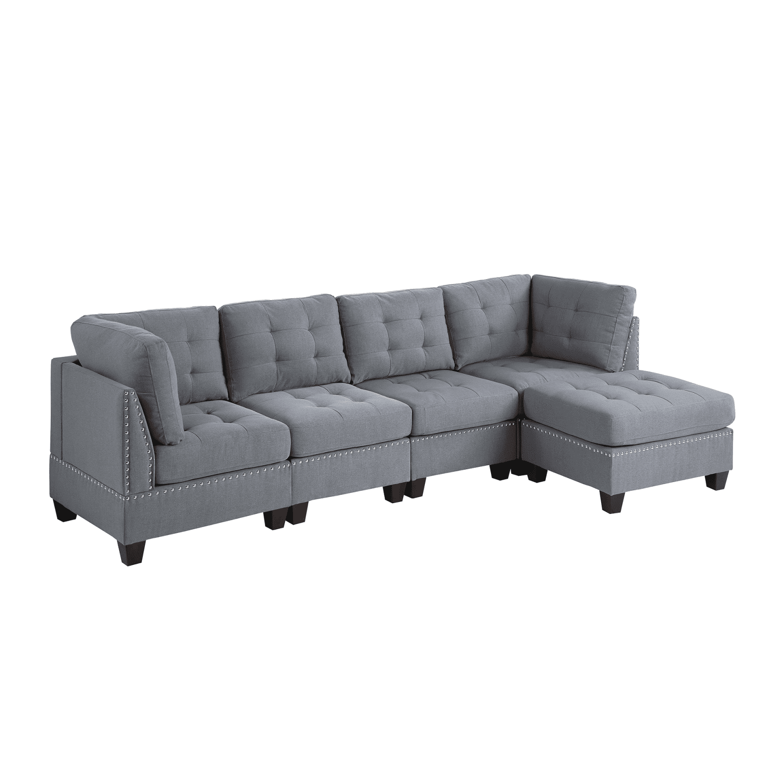 Miekor Furniture MODULA SET - 5PC in Gray W5U093 - Walmart.com