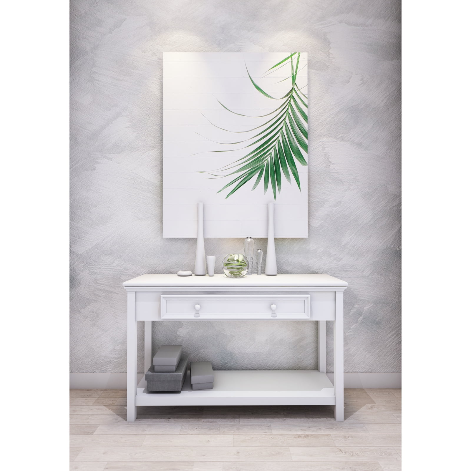 Miekor Furniture Modern Country Inspired Solid Wood Structure, Console ...