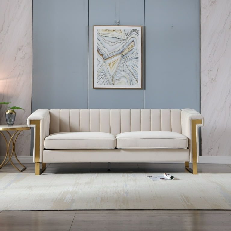 Sleek sofa for living room store