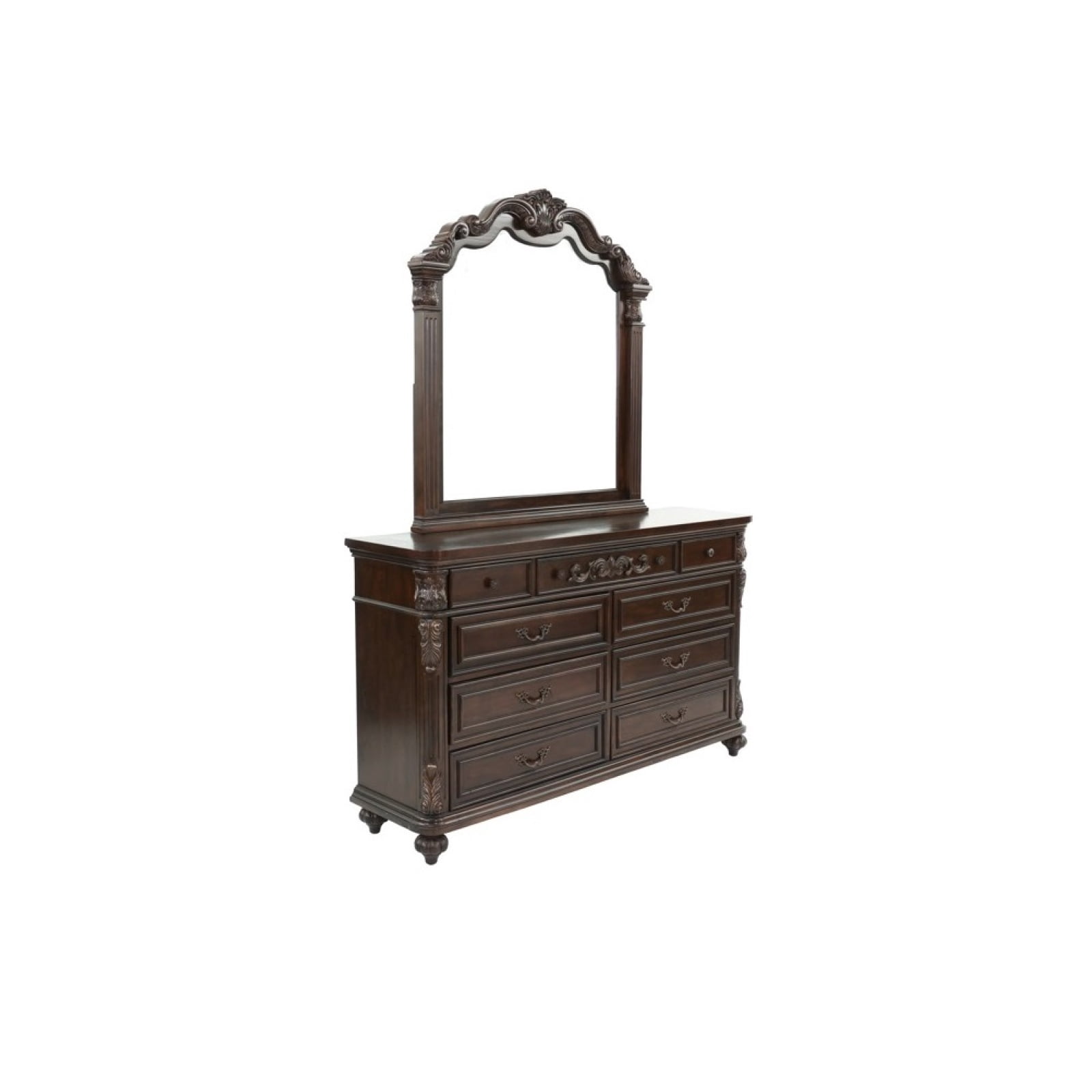Miekor Furniture Traditional Formal Antique Cherry / Antique Walnut ...