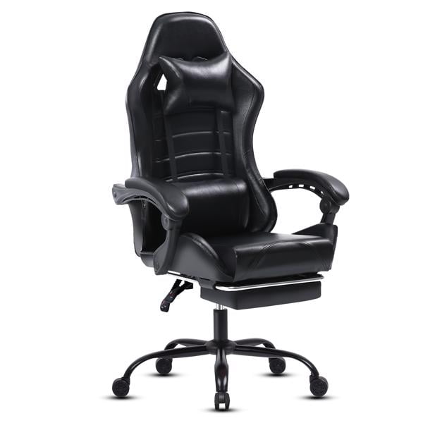 Miekor Gaming Chair, Computer Chair with Wheels, Adjustable Height Pu ...