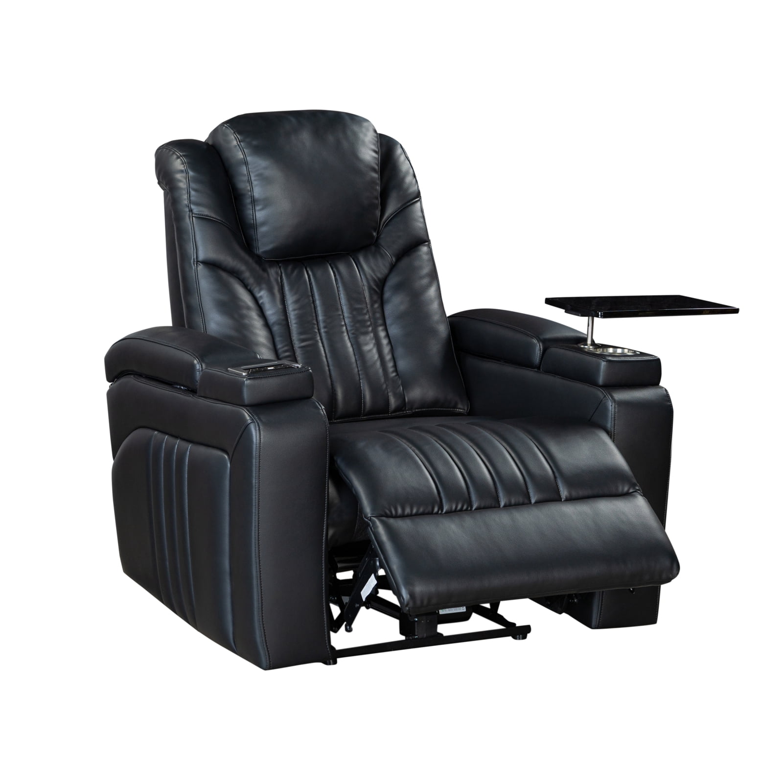Miekor PU Leather Power Recliner Home Theater Recliner with Power ...