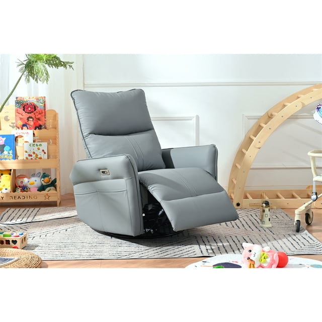 Miekor Power Swivel Rocker Recliner Chair For Adults, 270° Swivel ...