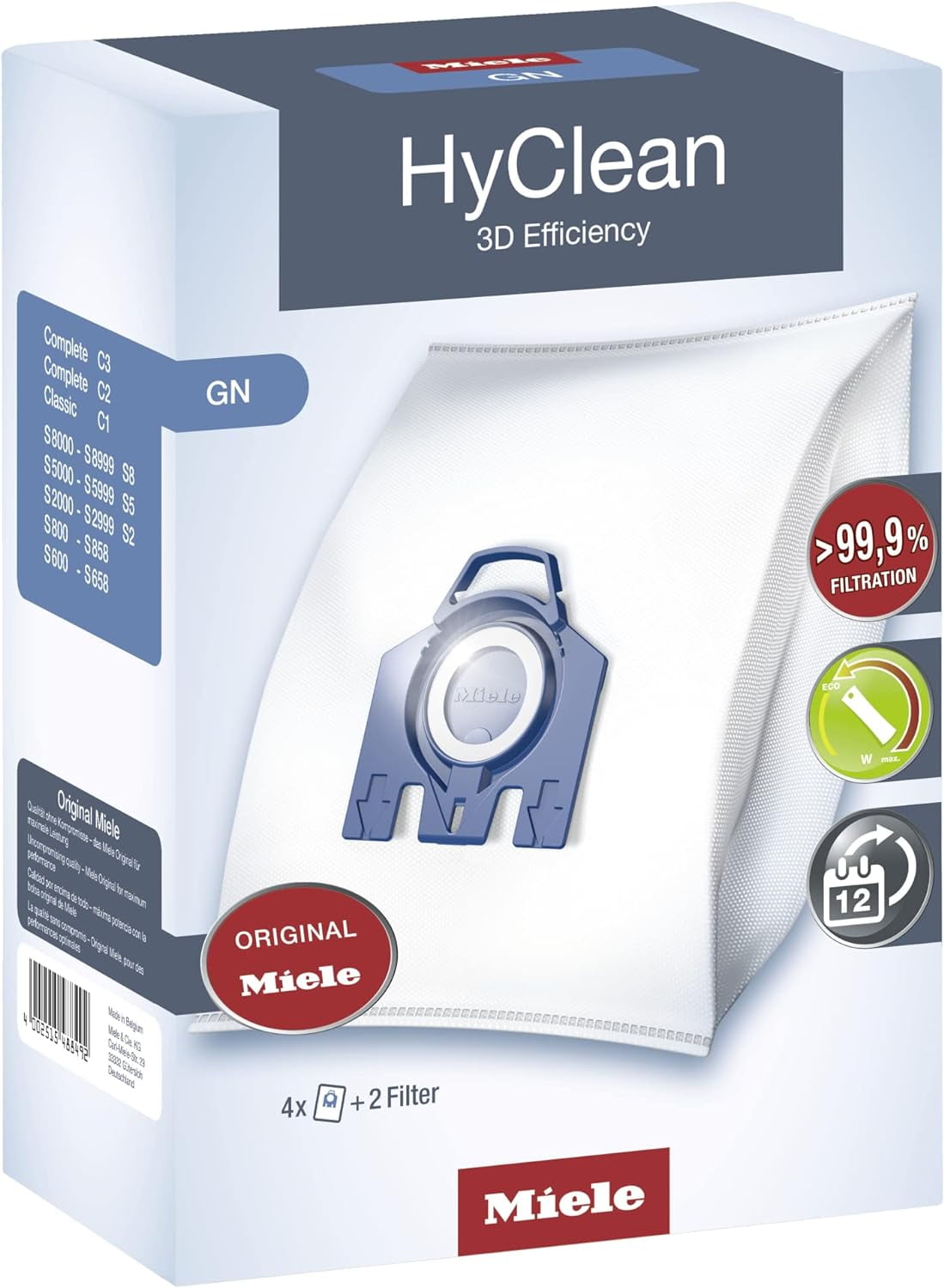 Miele AirClean 3D Efficiency GN Vacuum Cleaner Bags - Walmart.com