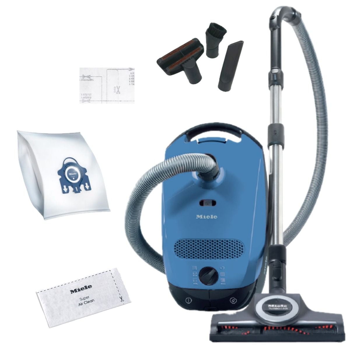 Miele C1 Classic Turbo Team Canister Vacuum Cleaner - Walmart.com