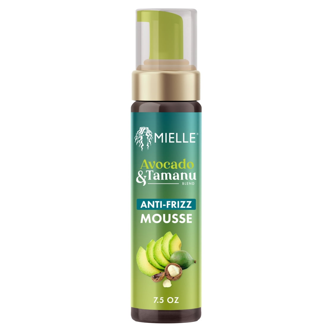 Mielle Avocado and Tamanu Anti-Frizz Mousse 7.5 fl. oz. - Walmart.com