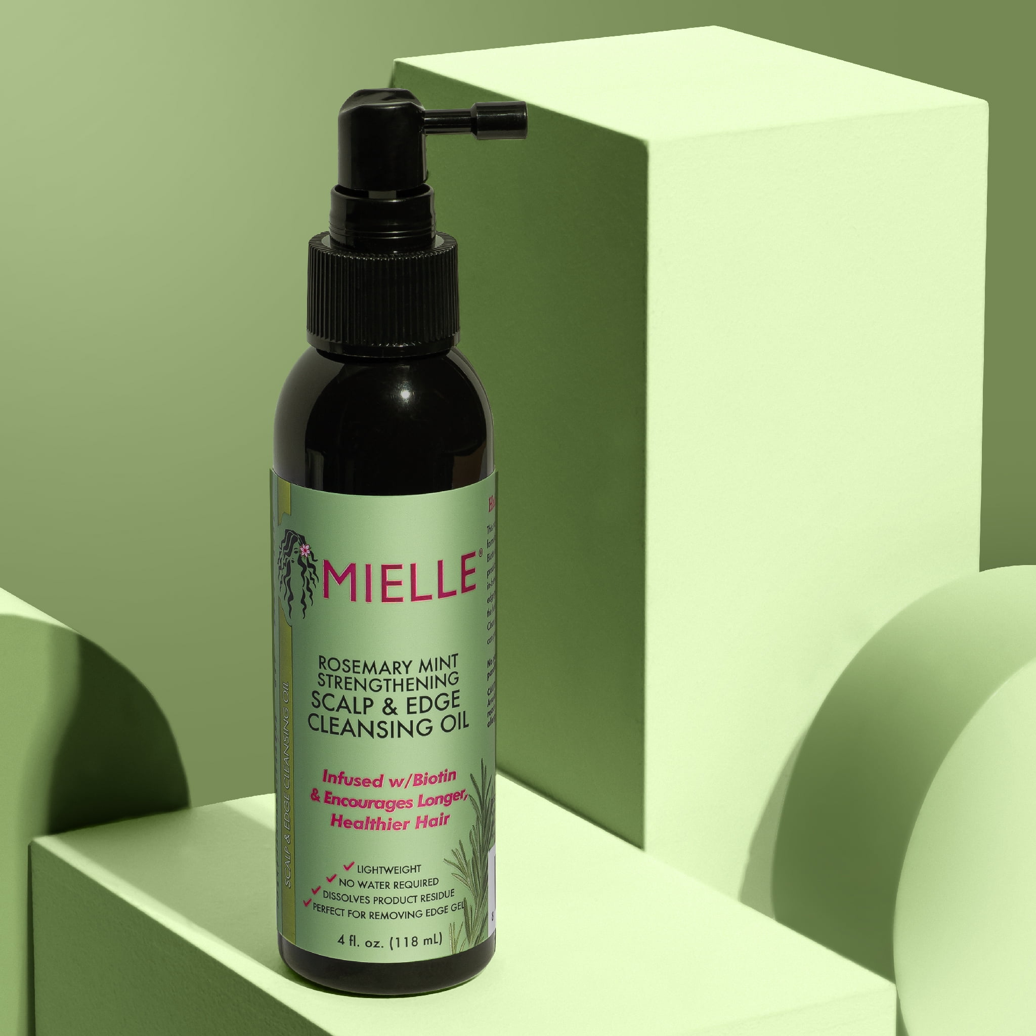 Mielle Organics Rosemary Mint Scalp & Edge Cleansing Oil 4 oz, All Hair ...