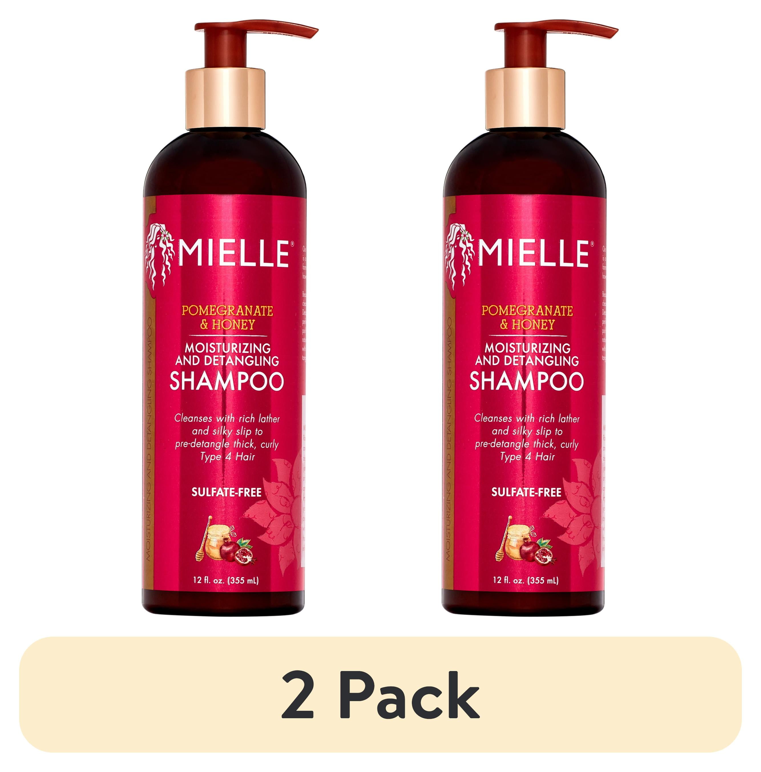 (2 pack) Mielle Pomegranate & Honey Moisturizing and Detangling Shampoo ...