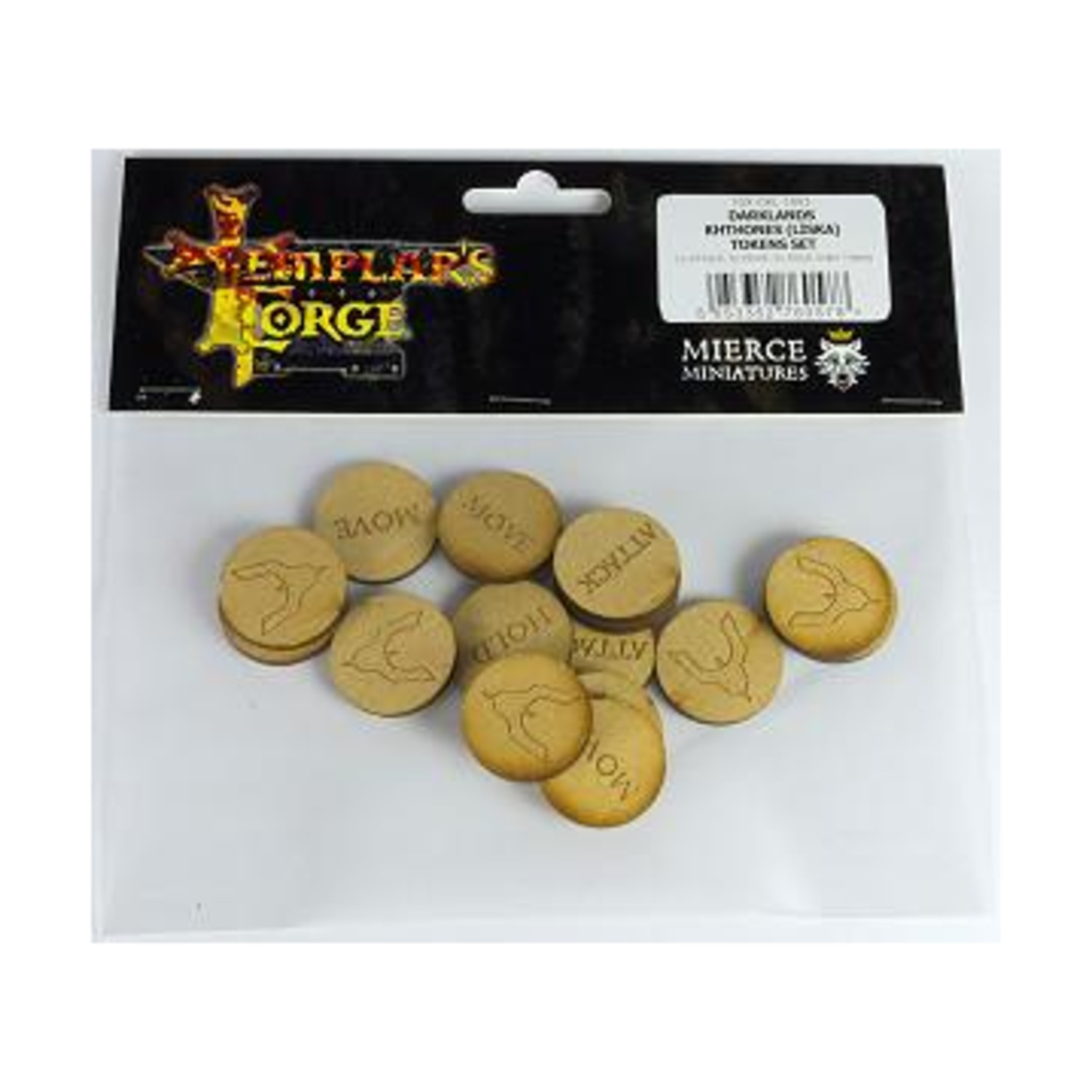 Mierce Miniatures Token Set - Khthones, Liska New - Walmart.com