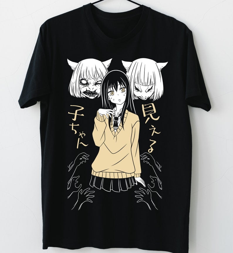 Mieruko-Chan Shirt, Anime Shirt, Anime Gift, Miko Mieruko-Chan, Anime ...