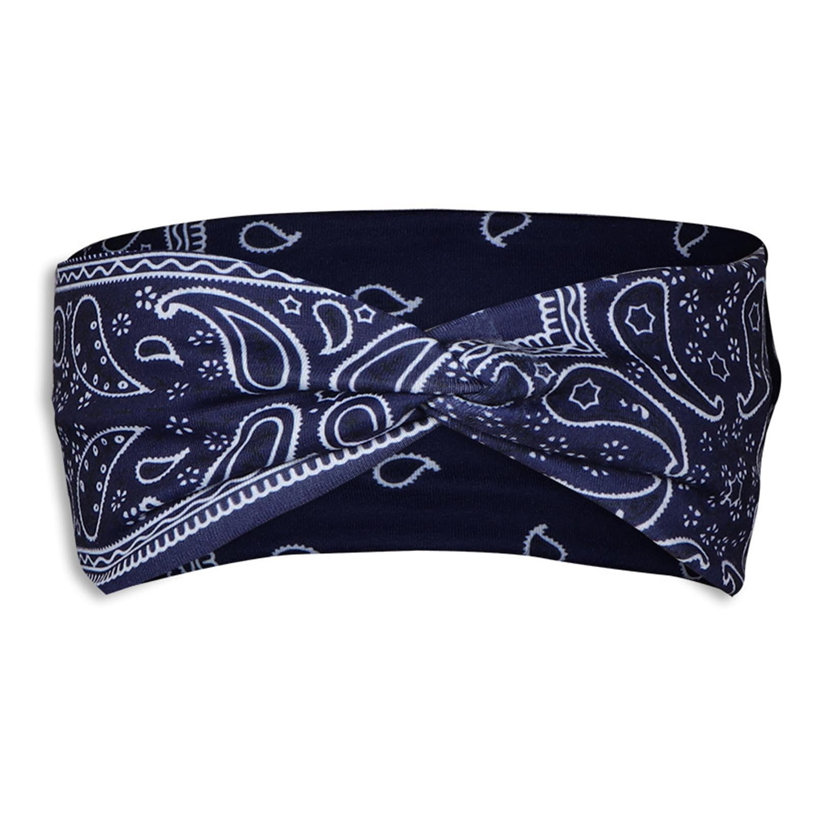 Mifelio Bandana Headbands for Women Wrap Women Headband Elastic Head ...