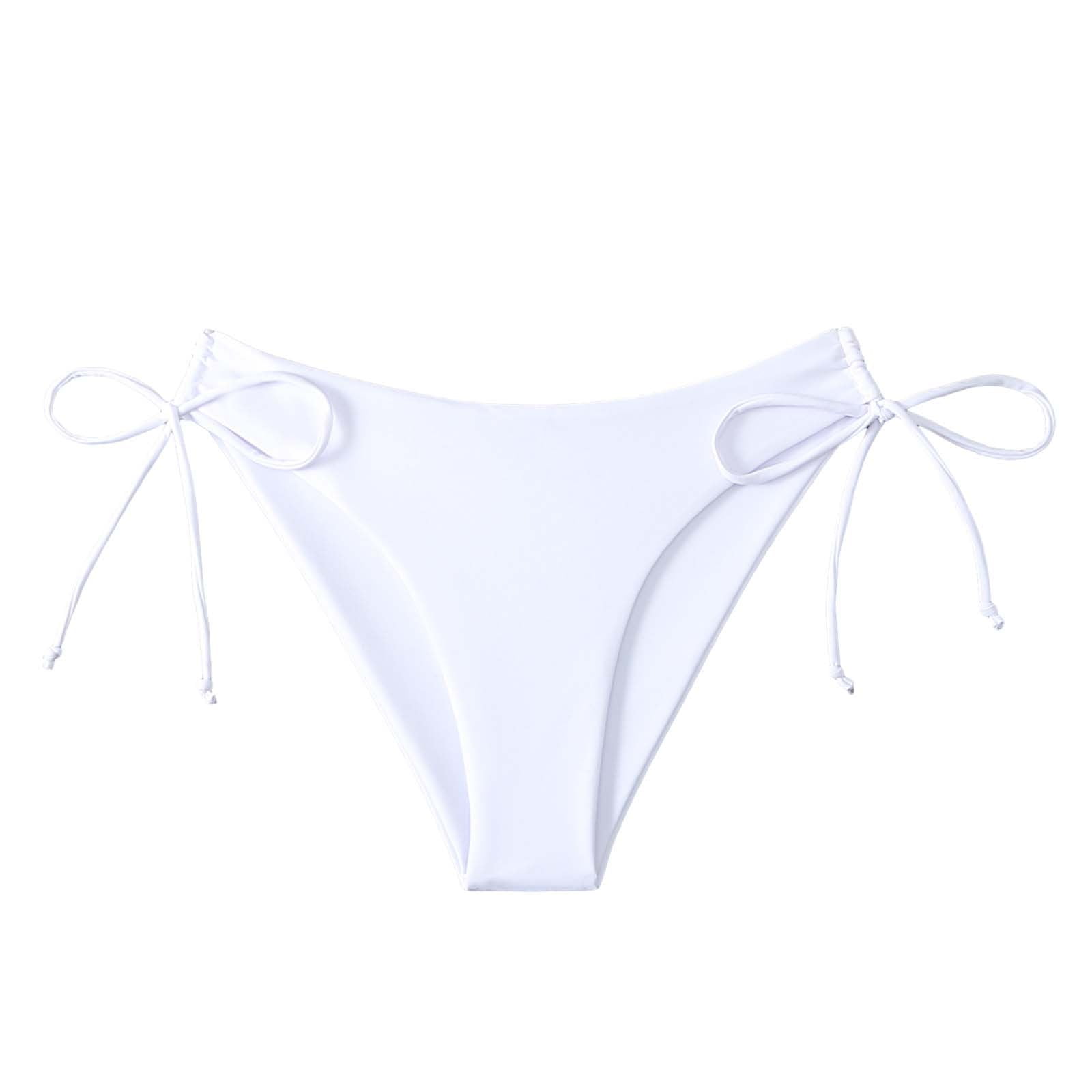 Mifelio Bikini Bottoms for Women String Tie Side Bikini Bottoms ...