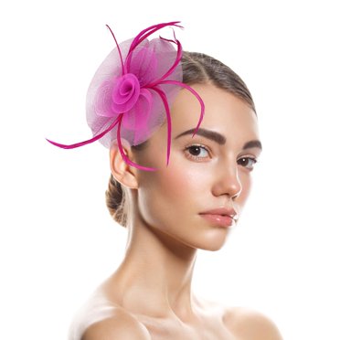 IDALL Trucker Hat,Baseball Cap Fashion Wedding Women Fascinator Penny ...