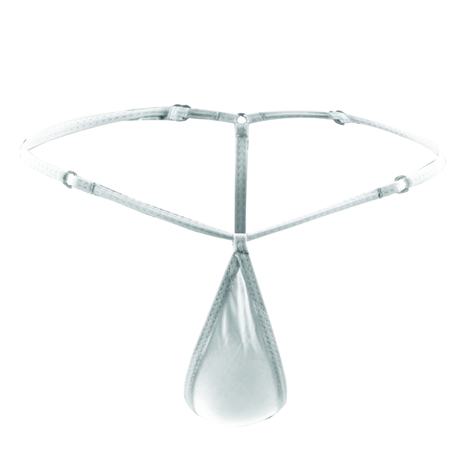 Mifelio Mens Thong Underwear Men's Underwear Fit Translucent Ice Silk ...