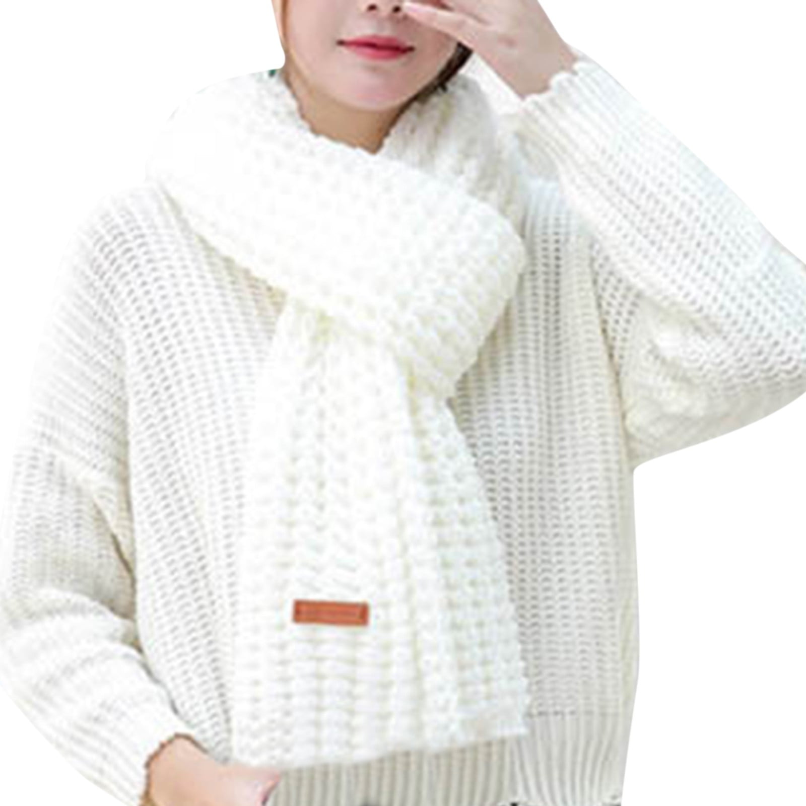 Mifelio Scarf for Women Winter Multi Colored Kint Feel Pashmina Shawls ...