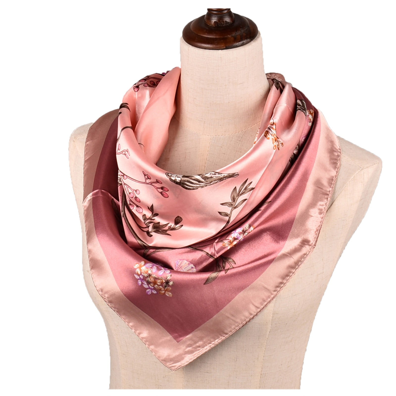 Mifelio Scarf for Women Printed Silk Bandanas Women Headband Feeling ...