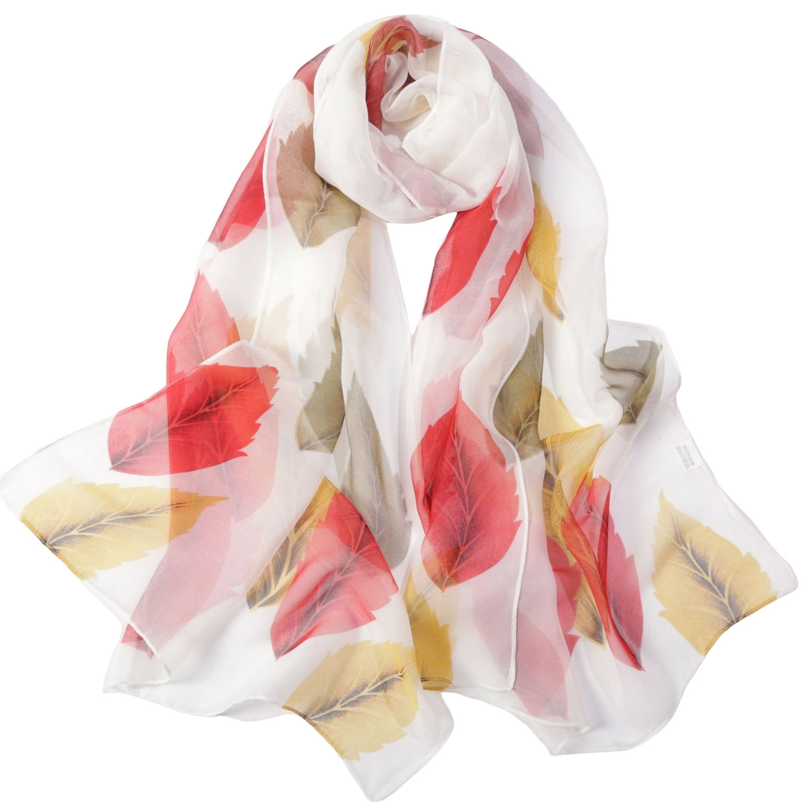 Mifelio Silk Scarf for Women Scarfs for Women Lightweight Print Floral ...