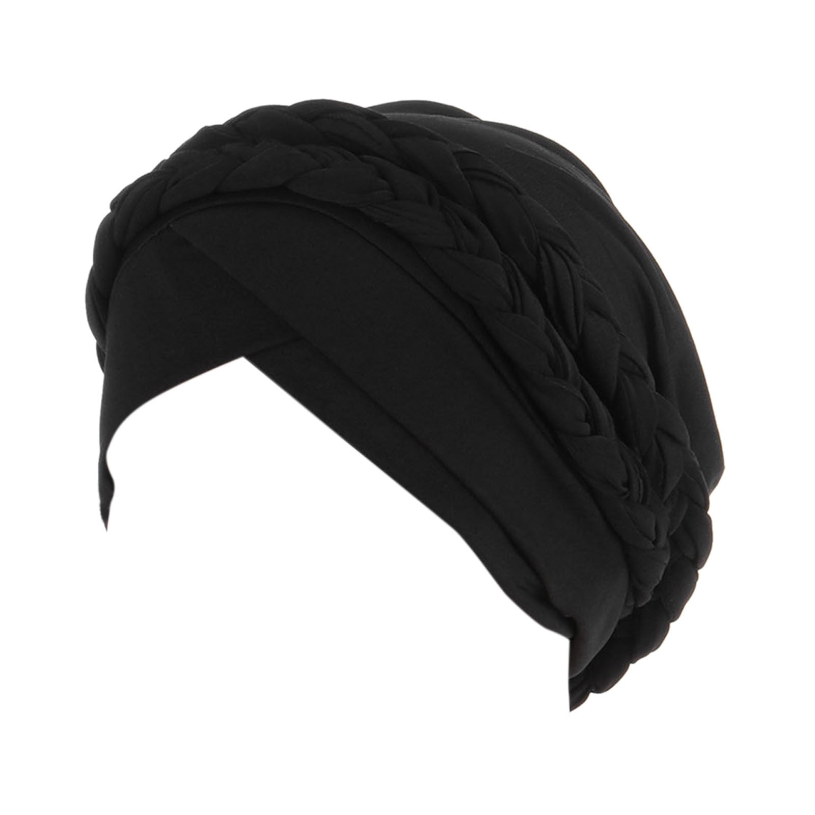Mifelio Turbans for Women Wrap Hat Cover Head Braid Turban Headwear ...