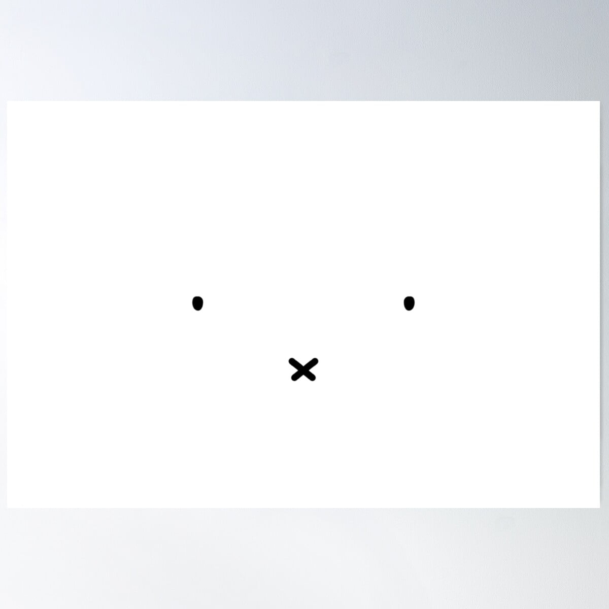 Miffy Face Poster Wall Art, Modern Wall Decor For Living Room Bedroom ...
