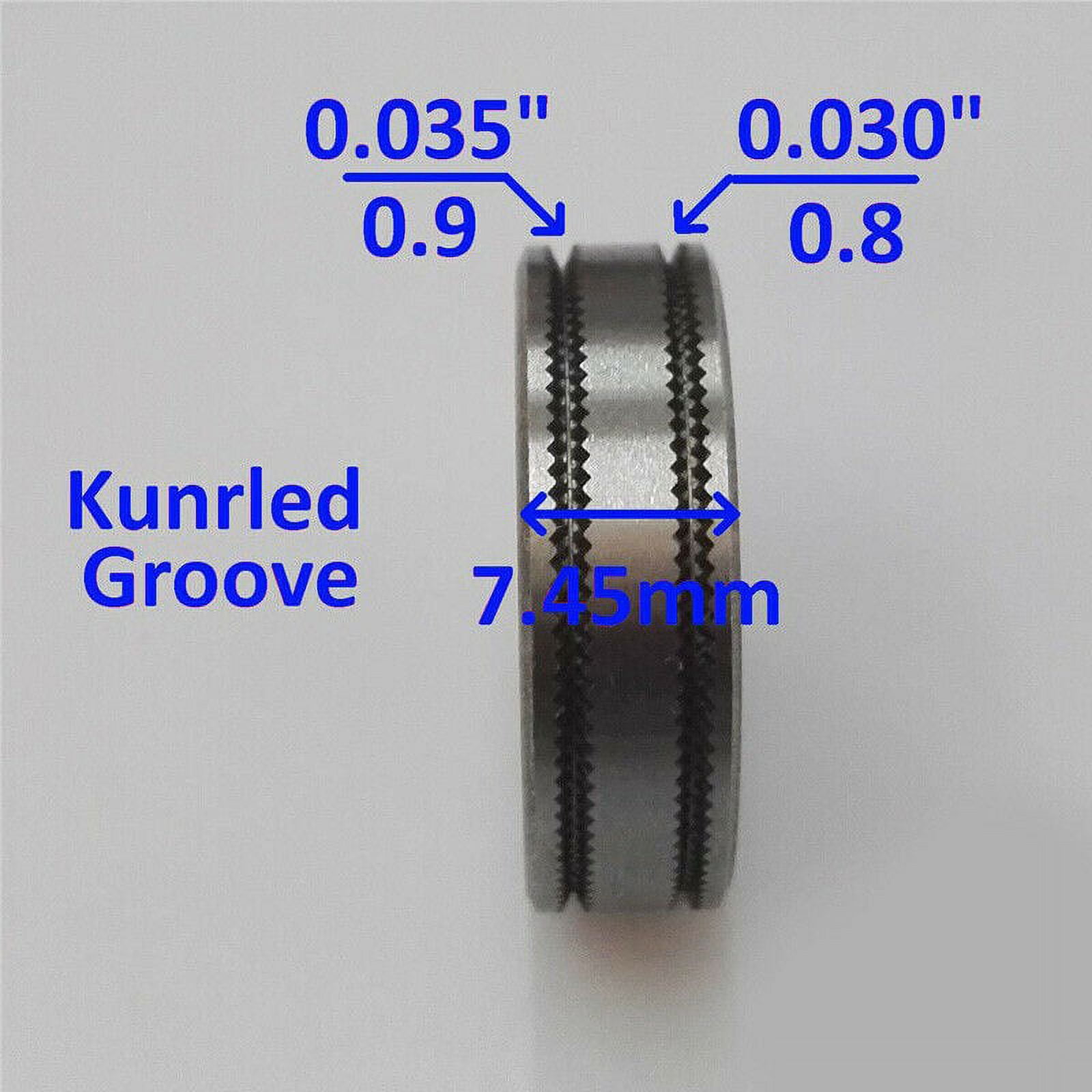 Mig Welder Wire Feed Drive Roller Roll Parts 0.8-0.9 Kunrled-Groove 030 ...