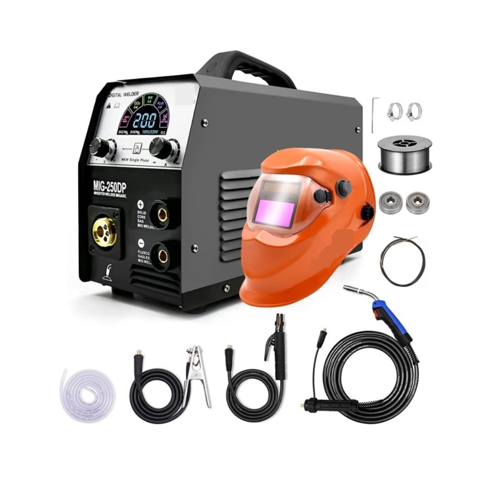 Mig Welders Pulse,Mig Aluminum Gas Gasless Mig,4 In 1 Semi-automatic ...